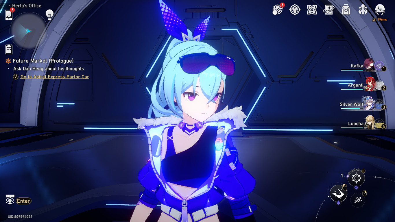 silver wolf blue mode Mod for Honkai Star Rail | HSR Mods