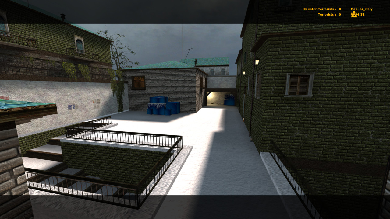 Cs_Italy winter retextured Mod for Counter-Strike: Source | CS:S Mods