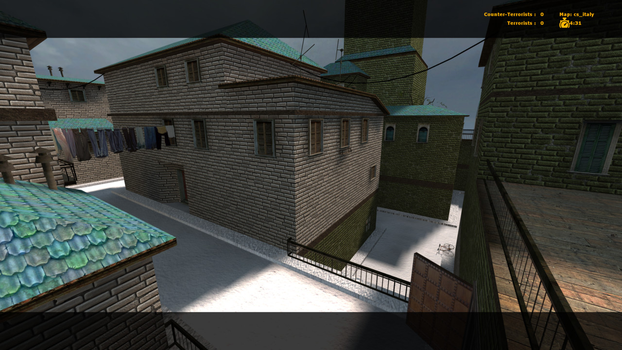 Cs_Italy winter retextured Mod for Counter-Strike: Source | CS:S Mods