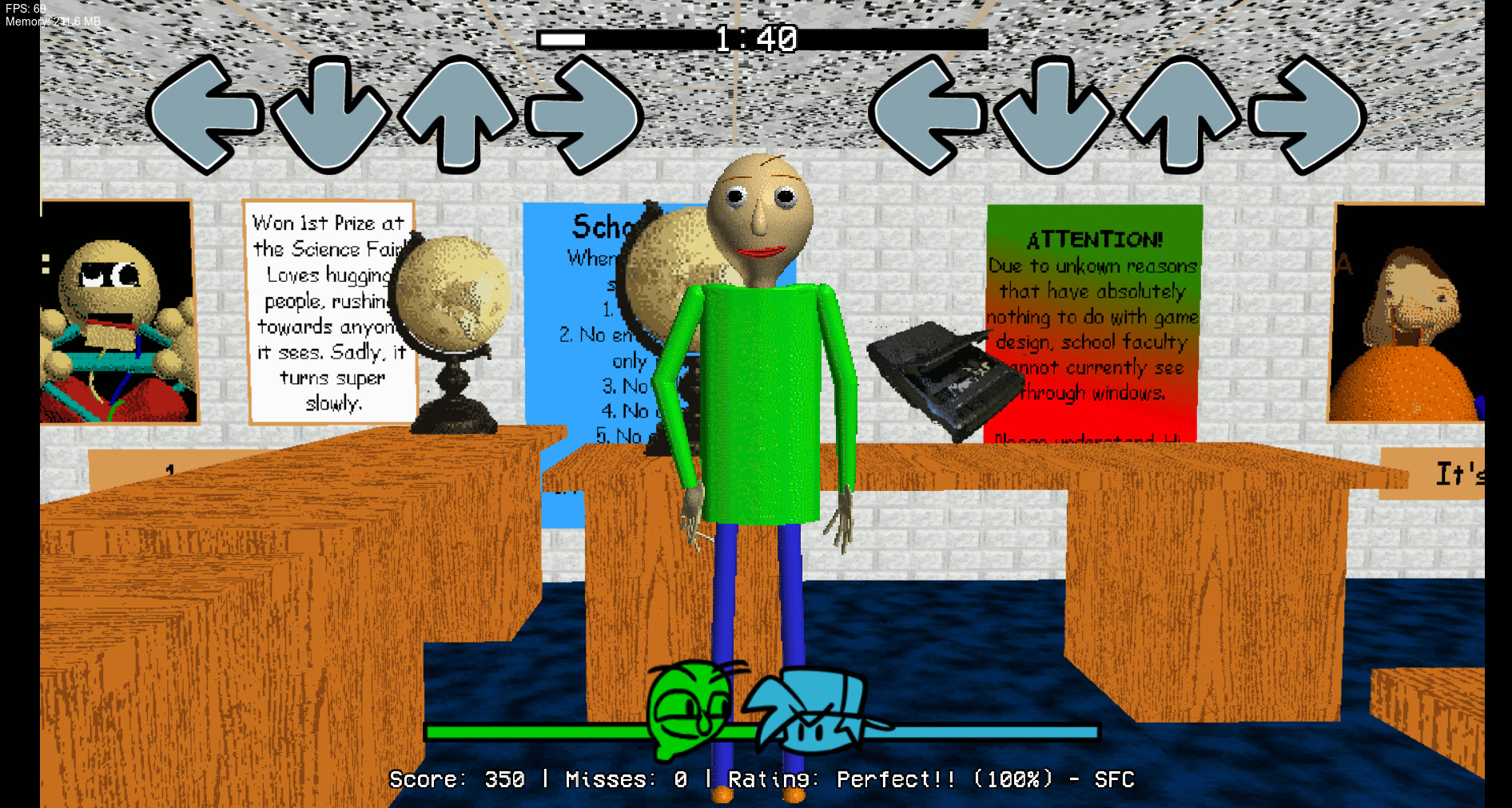 Baldi's Funtime Song! [ONE SHOT] Mod for Friday Night Funkin' | FNF Mods