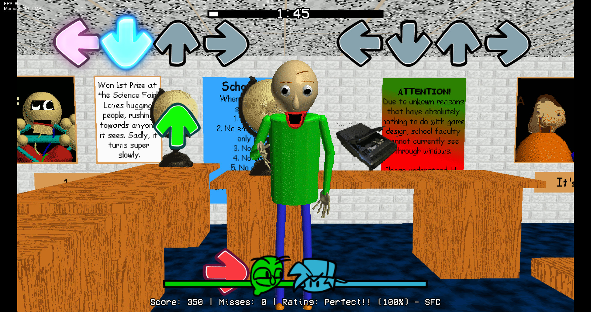 Baldi's Funtime Song! [ONE SHOT] Mod for Friday Night Funkin' | FNF Mods
