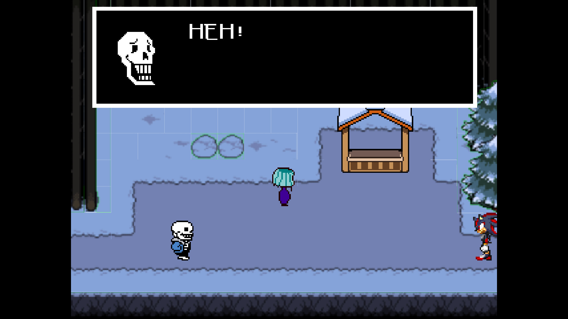 Shadow over Papyrus Mod for UNDERTALE | UNDERTALE Mods