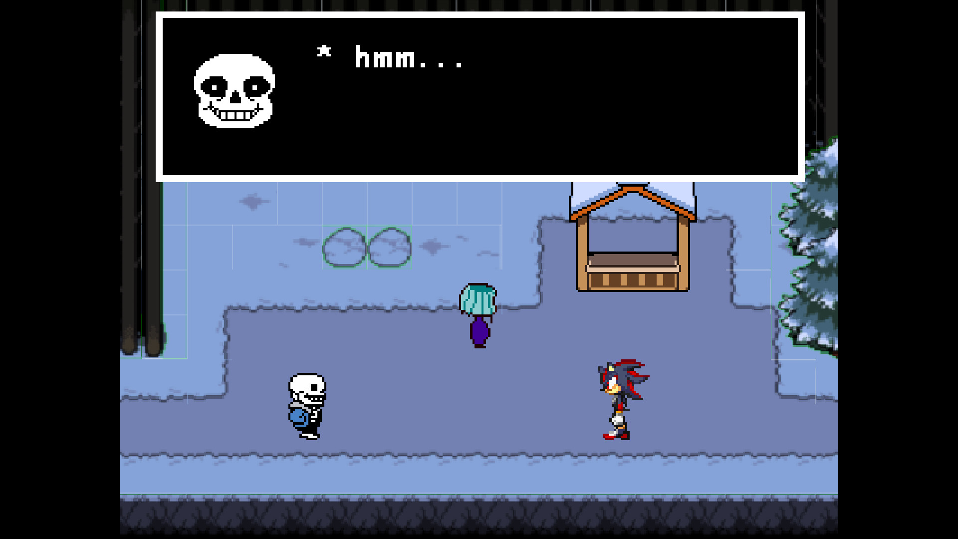 Shadow over Papyrus Mod for UNDERTALE | UNDERTALE Mods