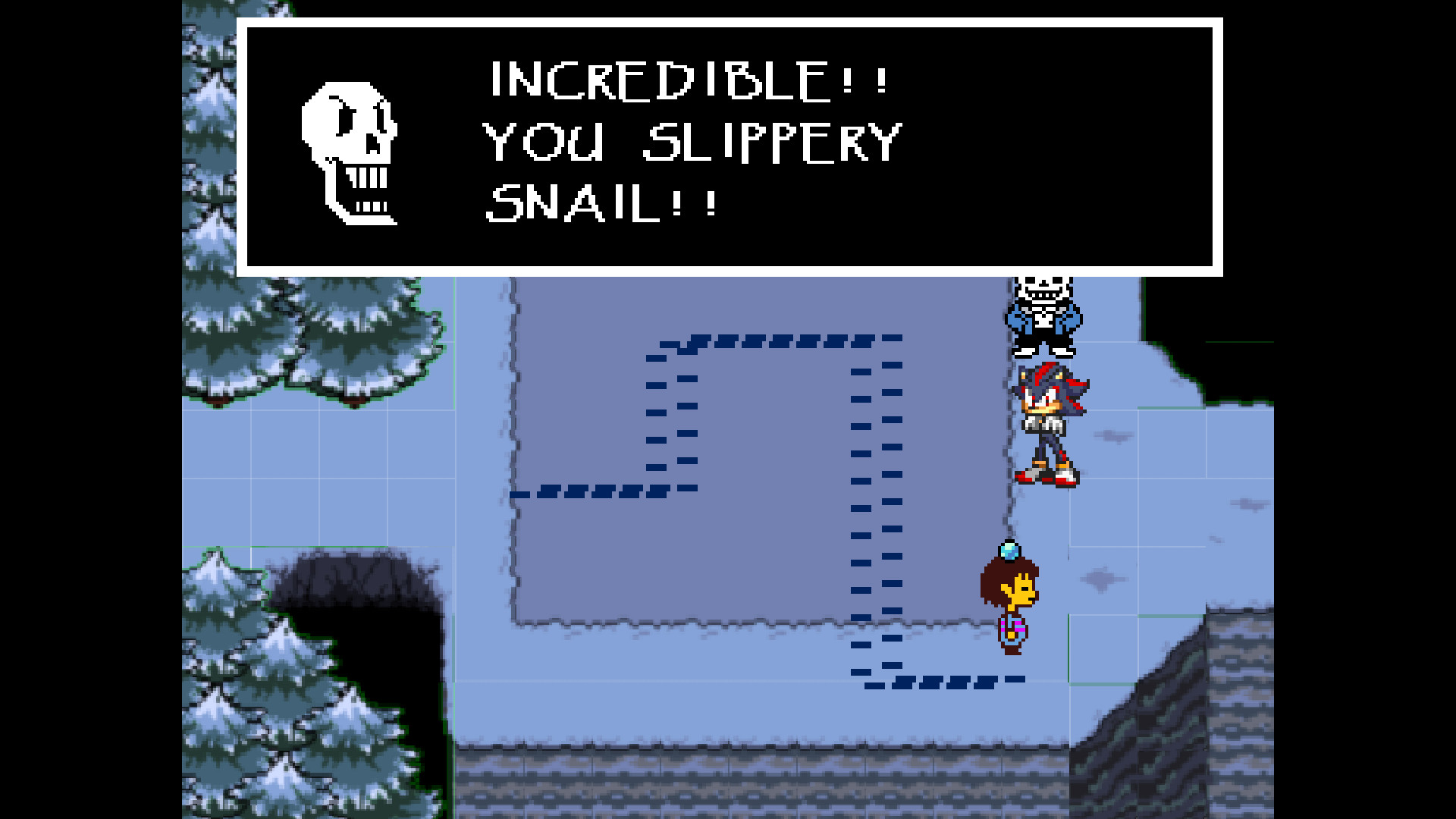 Shadow over Papyrus Mod for UNDERTALE | UNDERTALE Mods