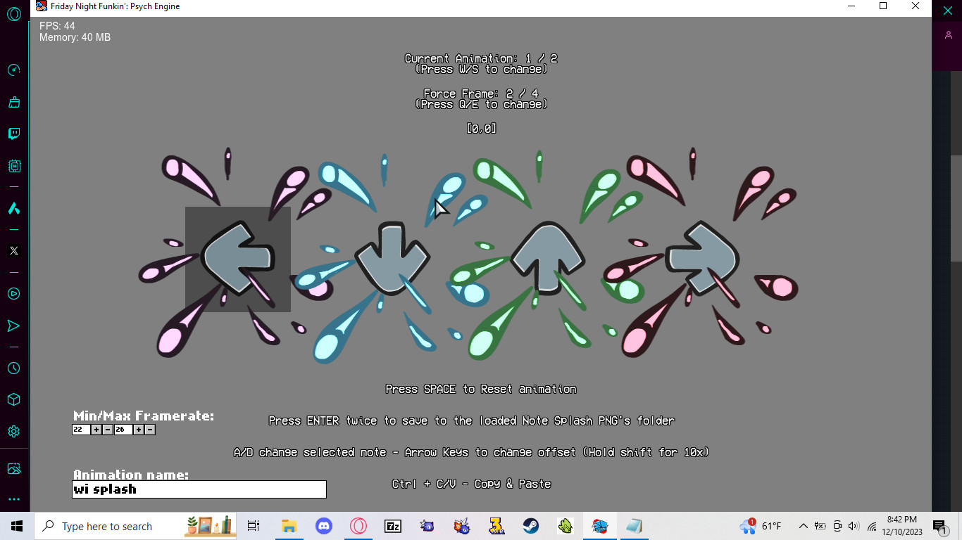 7 different note splashes Mod for Friday Night Funkin' | FNF Mods
