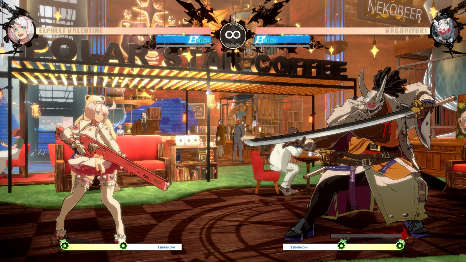 White Hair Over Color 02 Elphelt Mod for GUILTY GEAR -STRIVE- | GGST Mods