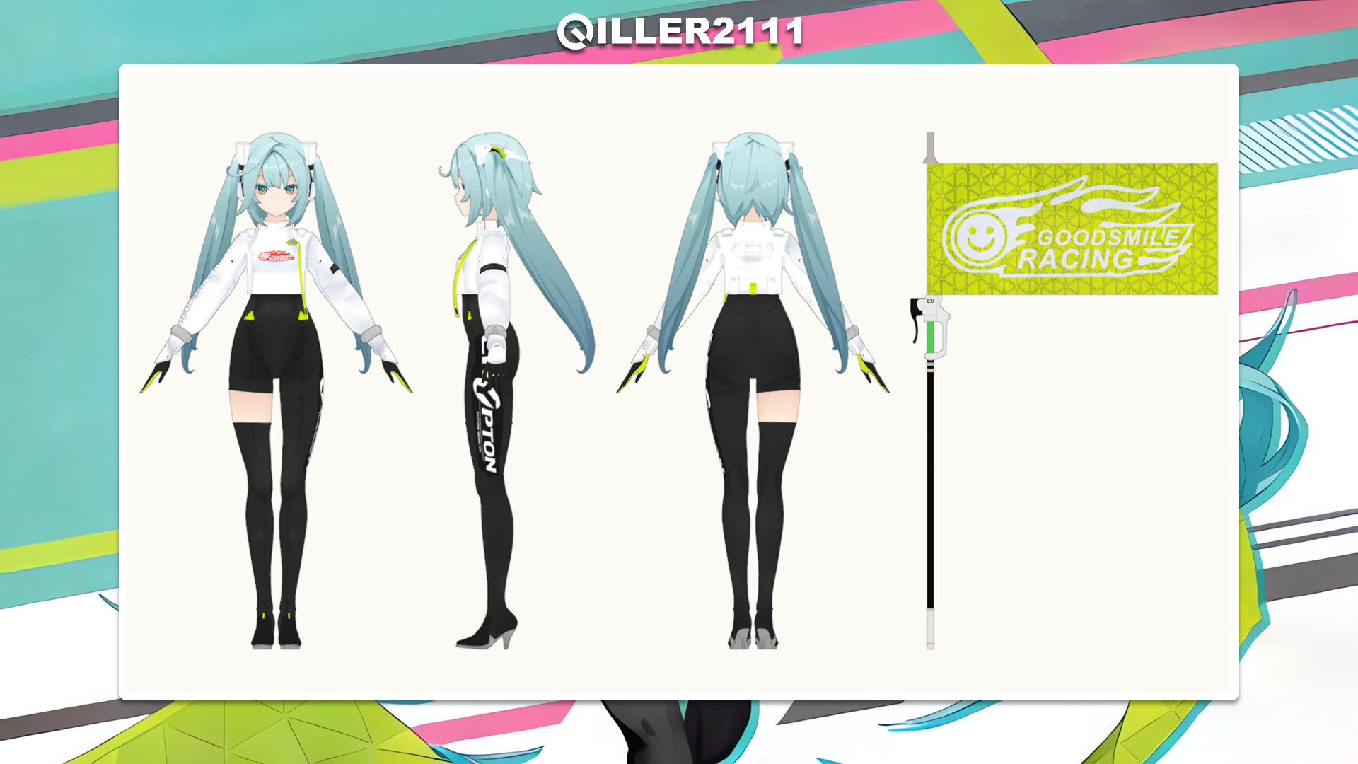 Faruzan Racing Miku Mod for Genshin Impact | GI Mods