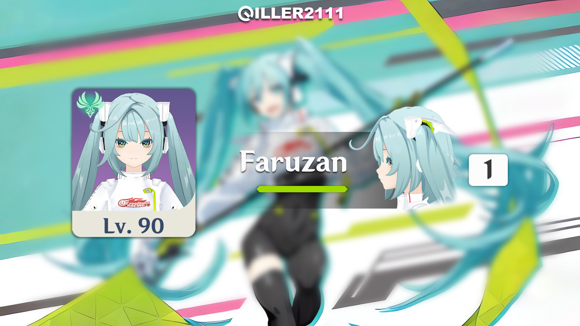 Faruzan Racing Miku Mod for Genshin Impact | GI Mods
