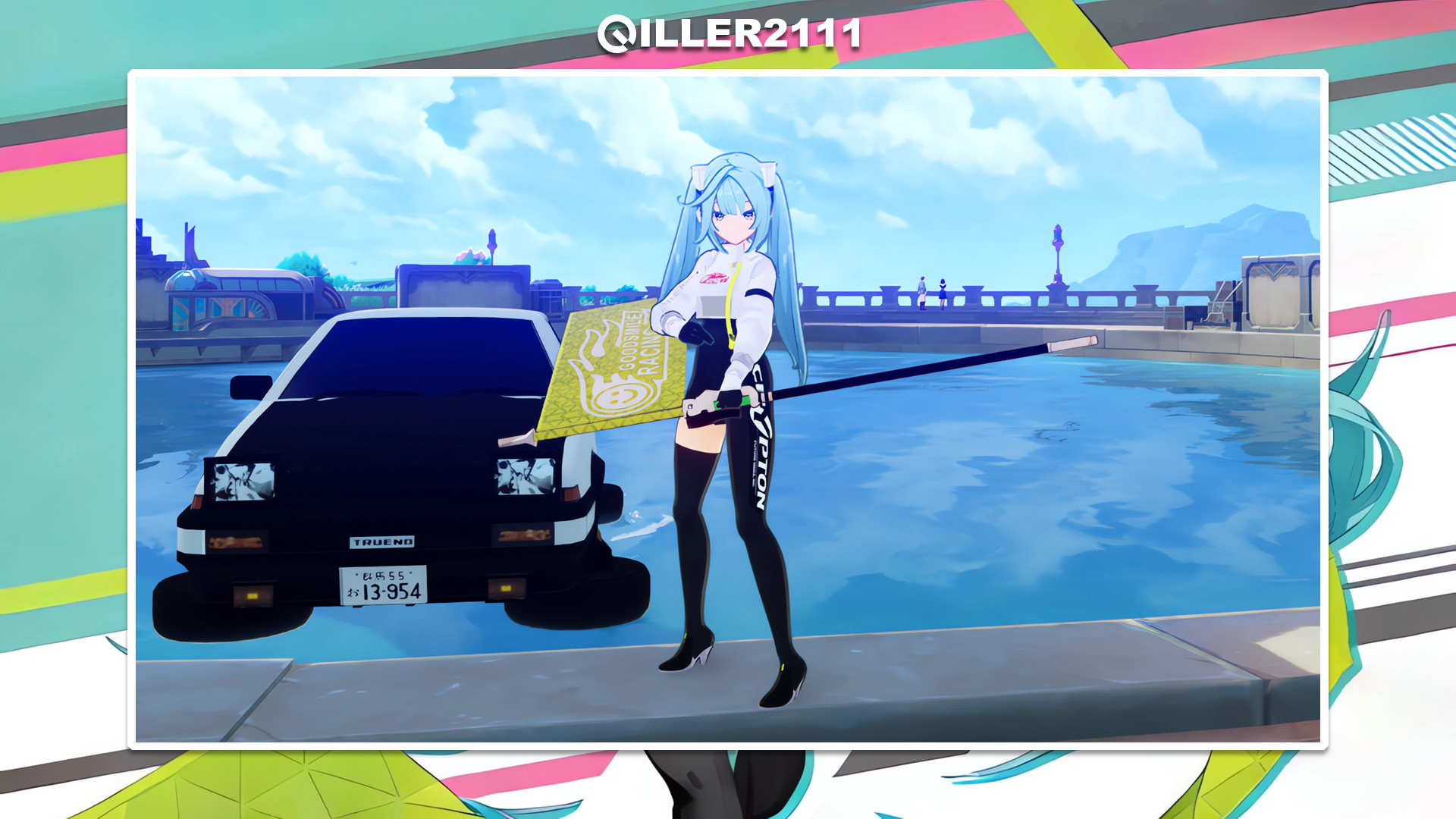 Faruzan Racing Miku Mod for Genshin Impact | GI Mods