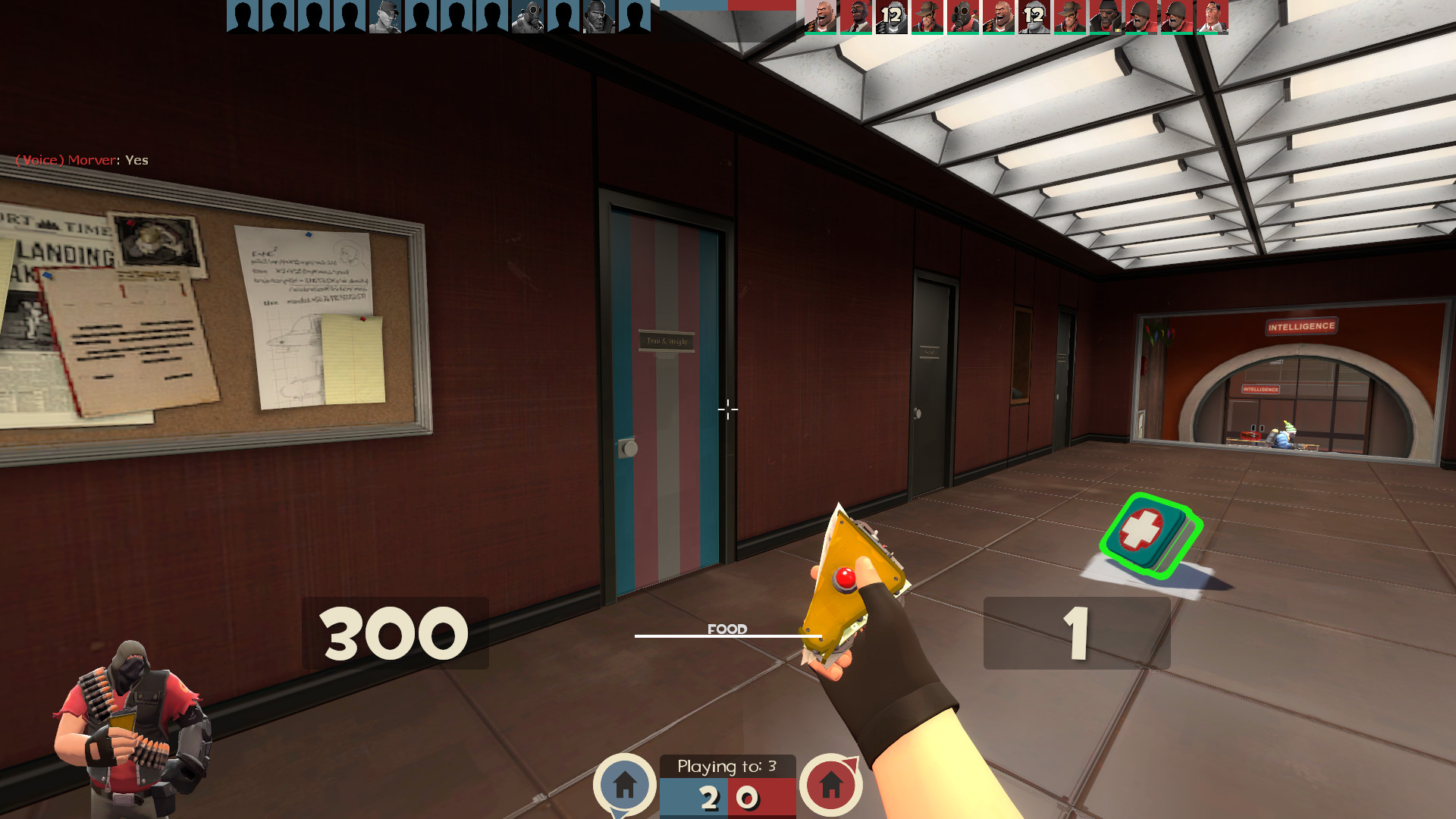 Trans Flag on Tran S. Wright's Door Mod for Team Fortress 2 | TF2 Mods
