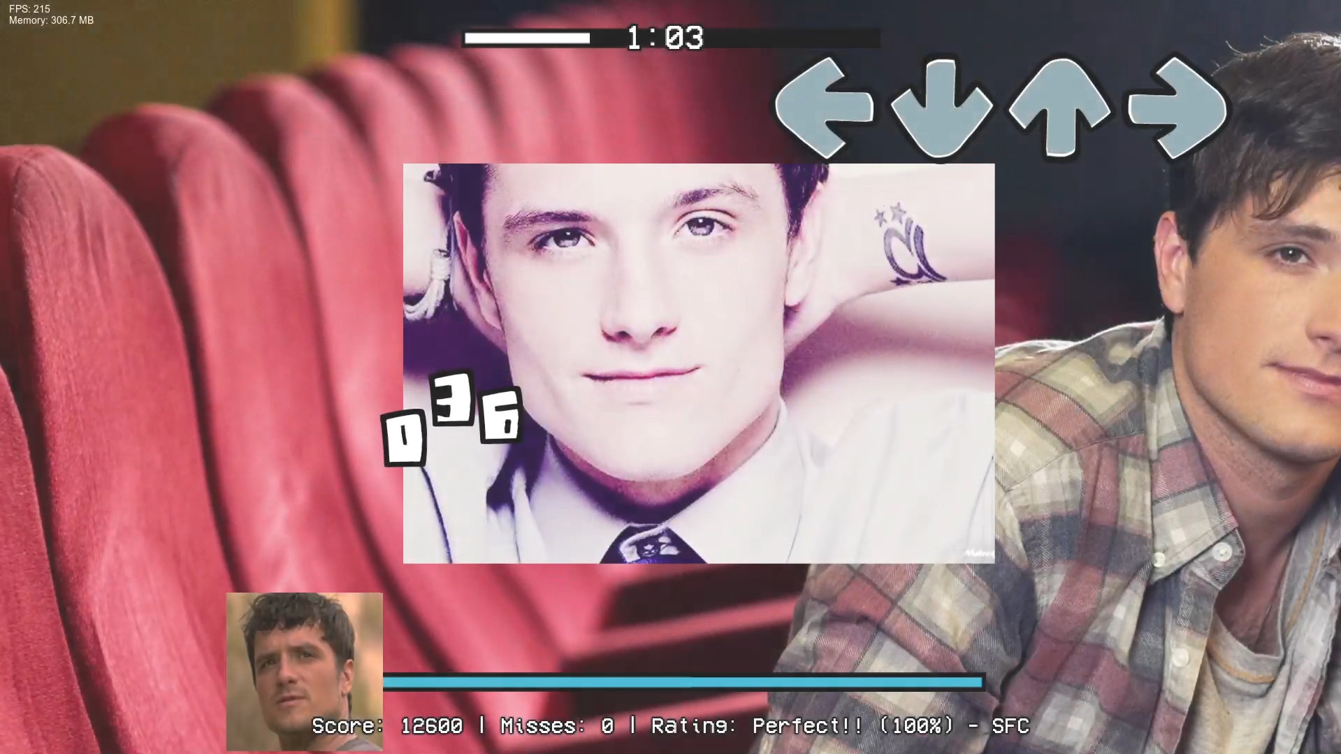 VS. josh Hutcherson Mod for Friday Night Funkin' | FNF Mods