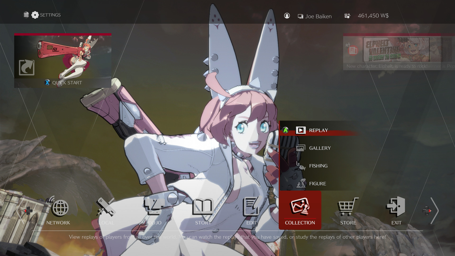 Elphelt Main Menu Mod for GUILTY GEAR -STRIVE- | GGST Mods