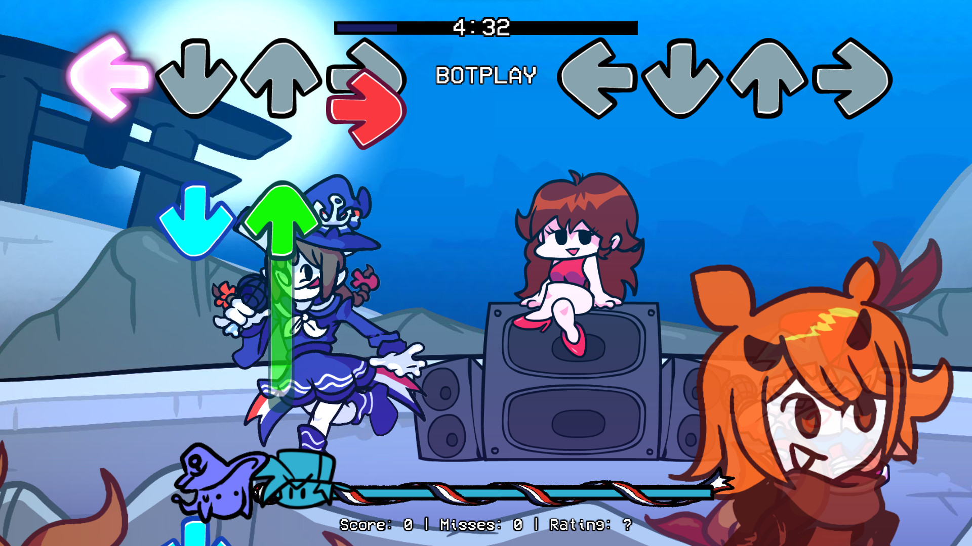 Wadanohara and the Funky Sea Mod for Friday Night Funkin' | FNF Mods