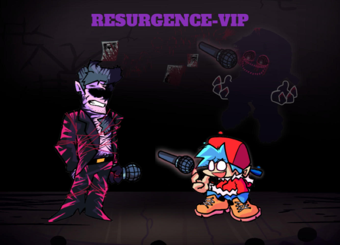 FNF:Corruption Reimagined-Resurgence-vip chart Mod for Friday Night ...