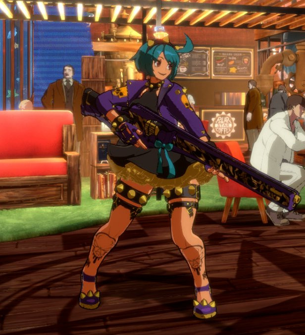 Tatted Purple/Gold elphelt Mod for GUILTY GEAR -STRIVE- | GGST Mods
