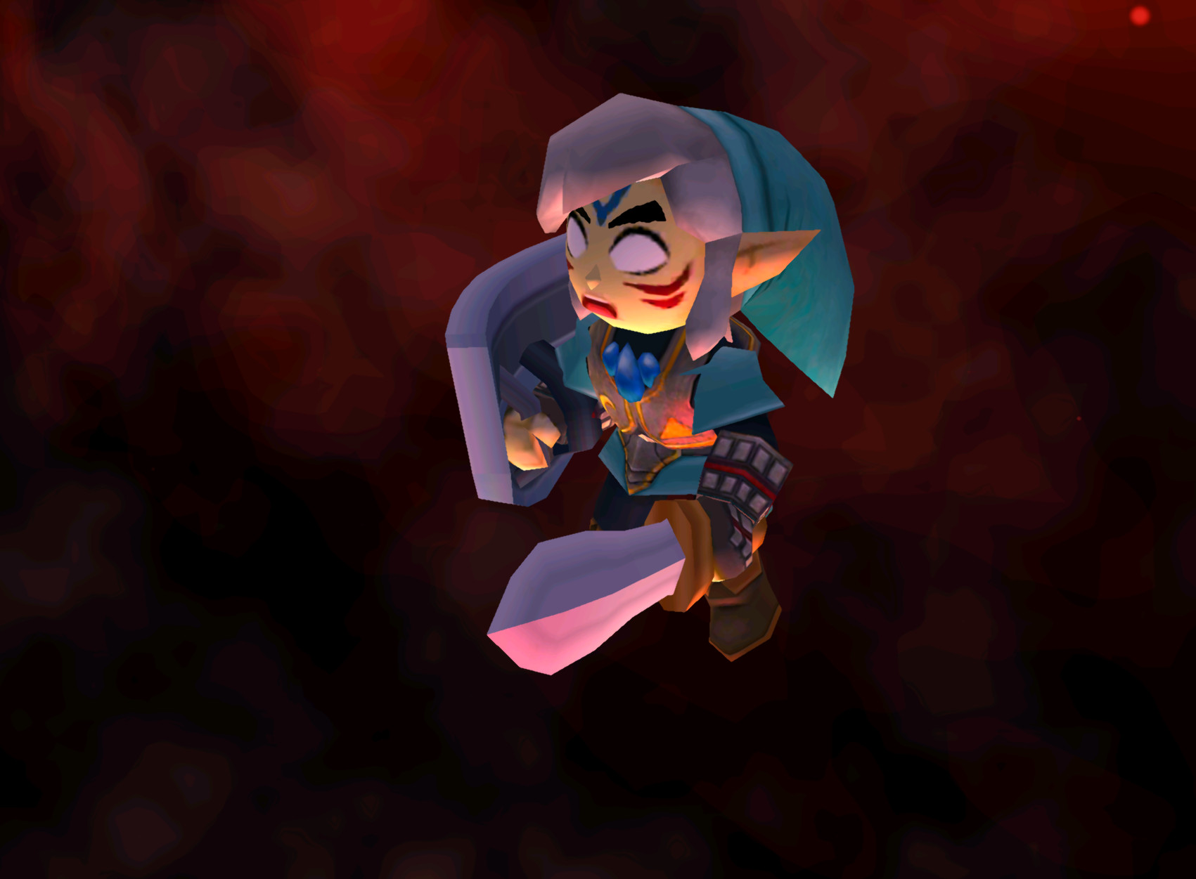 Fierce Deity in ALBW Mod for The Legend of Zelda: A Link Between Worlds ...