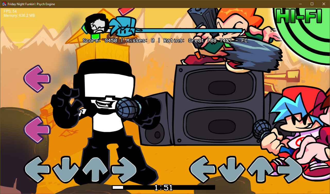 Scratchin' Melodii HUD Mod for Friday Night Funkin' | FNF Mods
