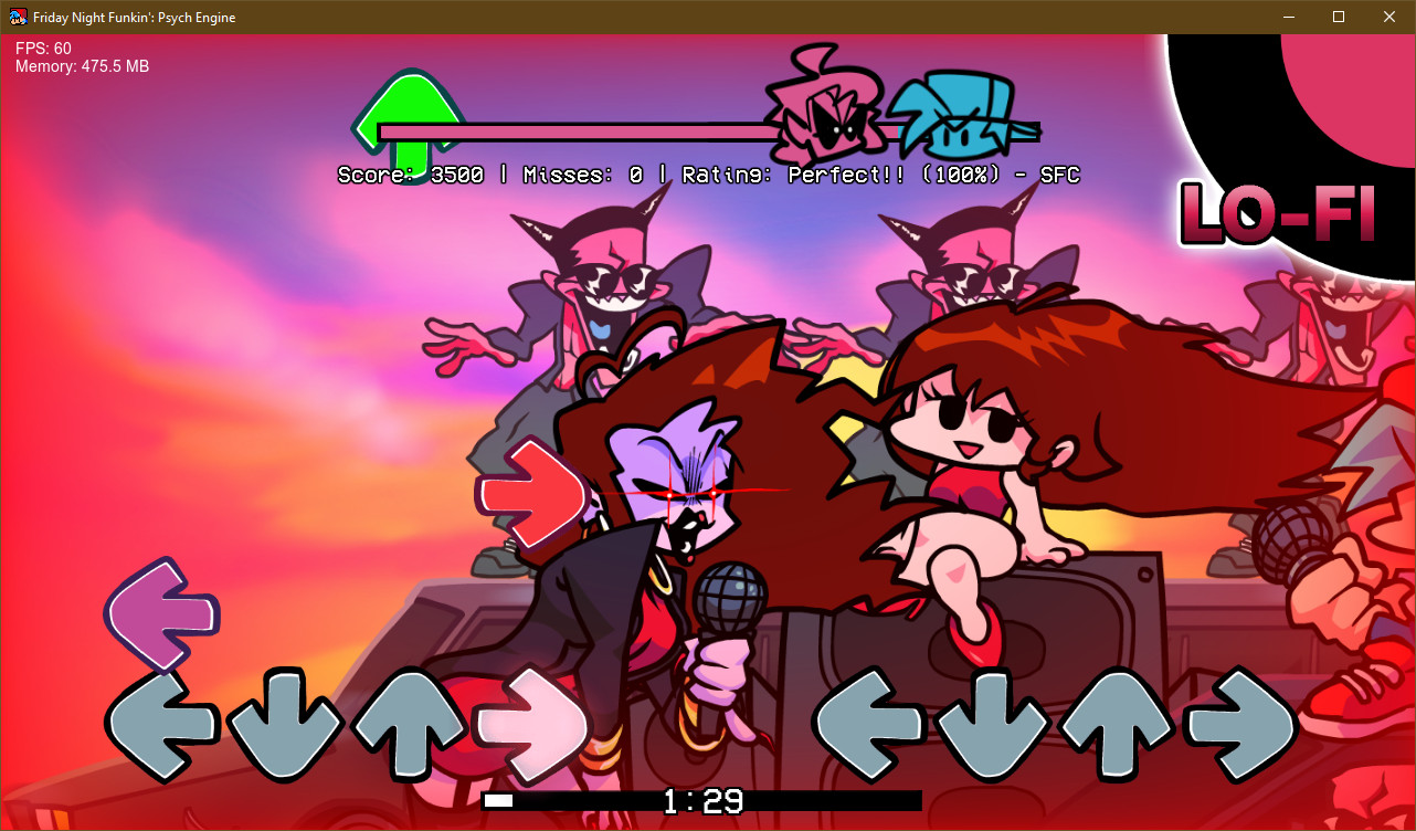 Scratchin' Melodii HUD Mod for Friday Night Funkin' | FNF Mods