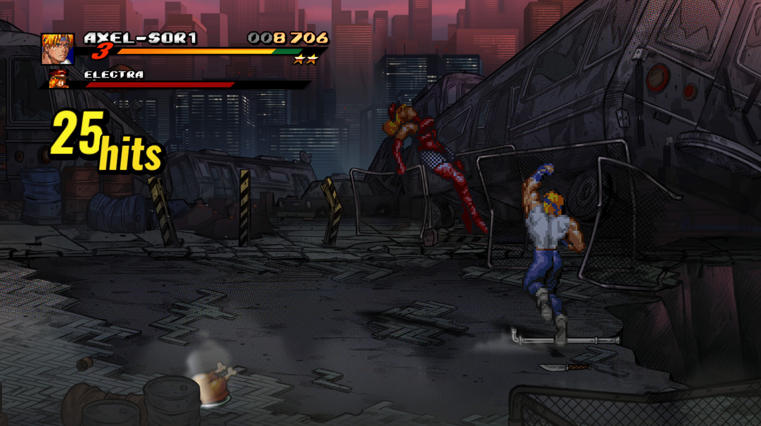 SOR 1 Axel in SOR 3 Style Mod for Streets of Rage 4 | SOR4 Mods