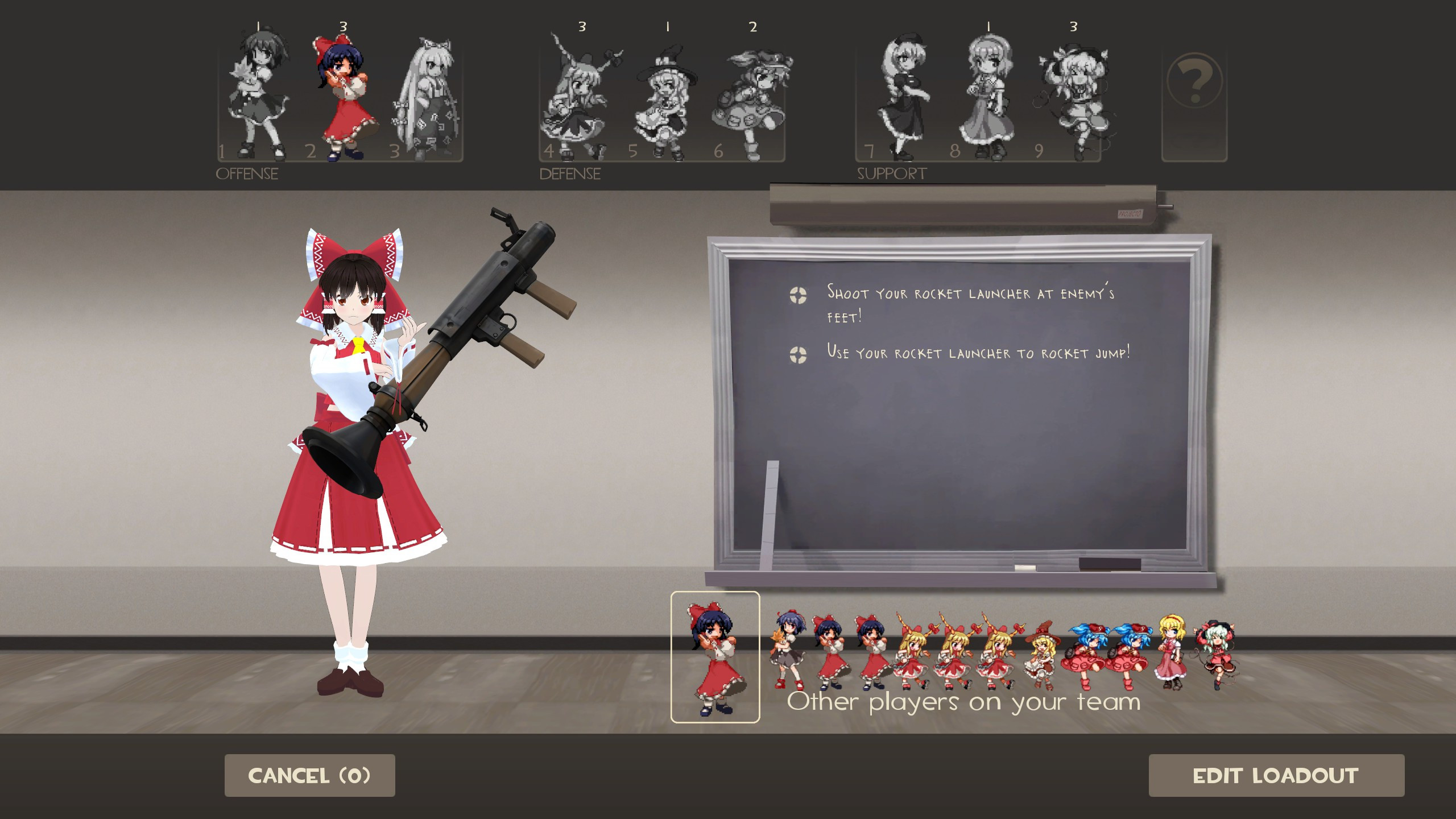 Hakurei Reimu Mod for Team Fortress 2 | TF2 Mods
