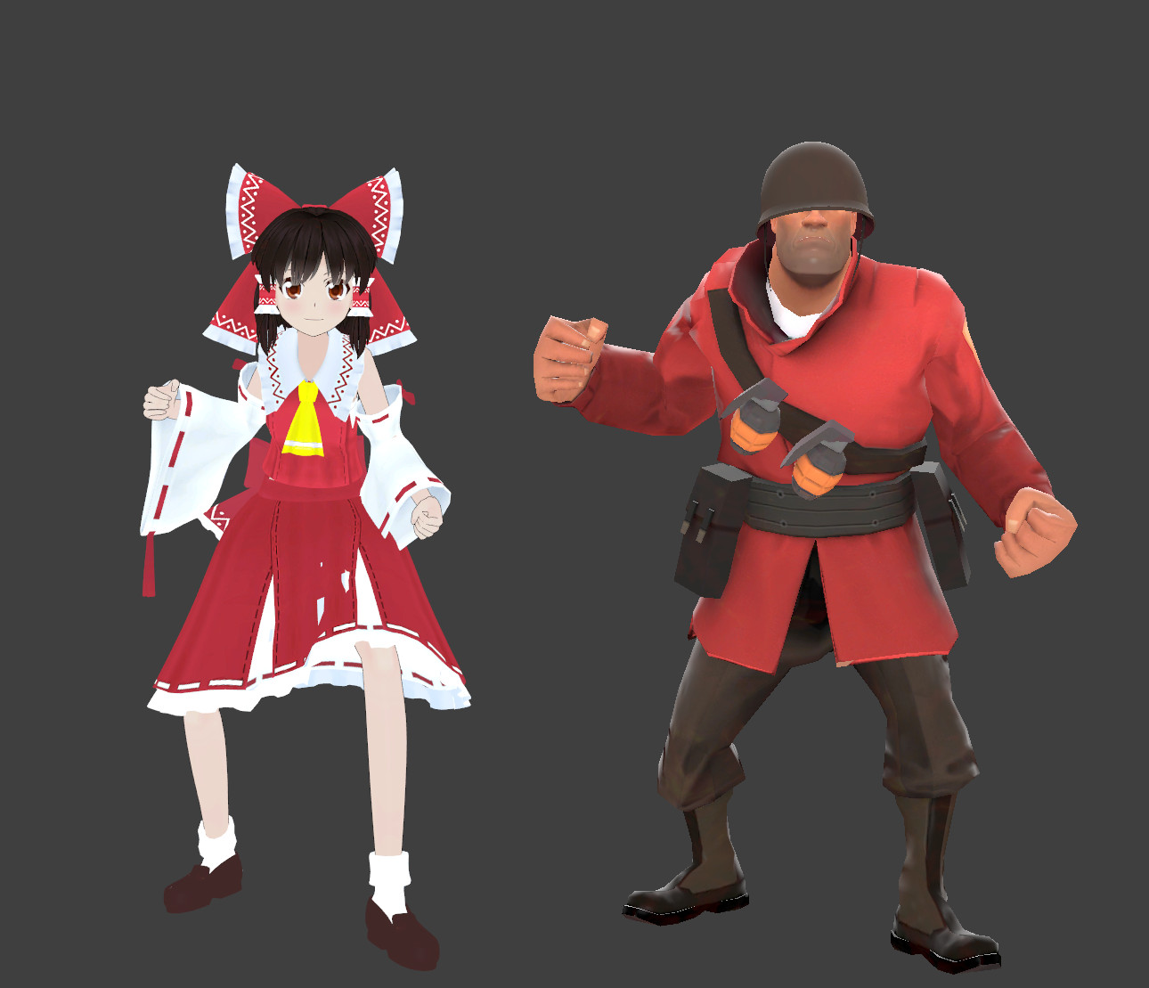 Hakurei Reimu Mod for Team Fortress 2 | TF2 Mods
