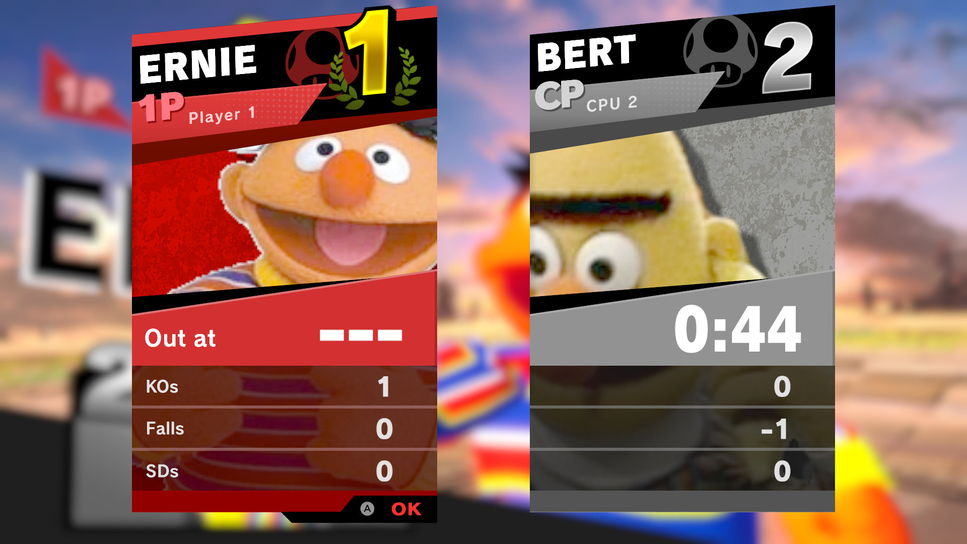 Ernie And Bert Mod for Super Smash Bros. Ultimate | SSBU Mods