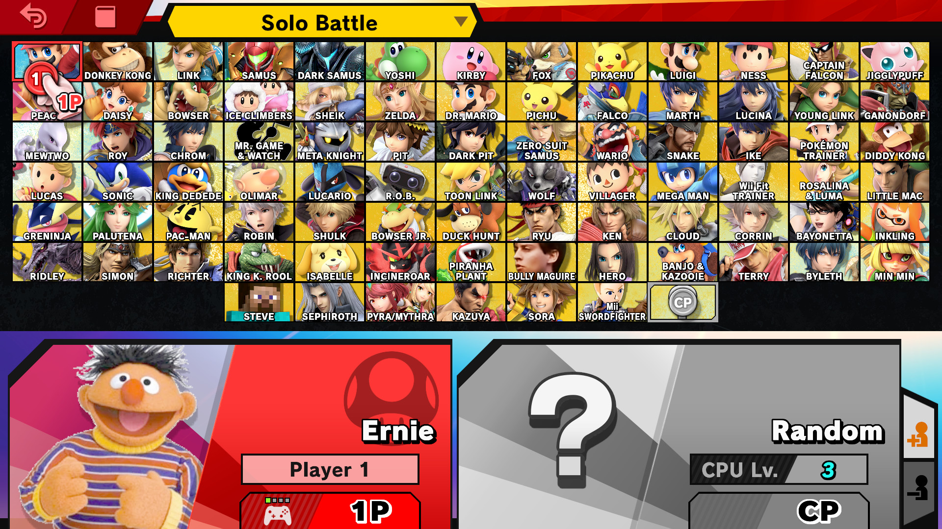 Ernie And Bert Mod for Super Smash Bros. Ultimate | SSBU Mods