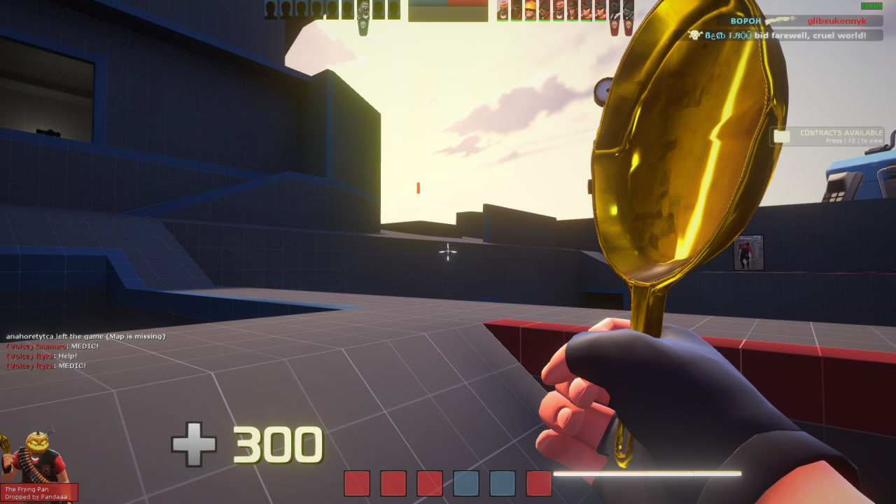Fake golden frying pan Mod for Team Fortress 2 | TF2 Mods