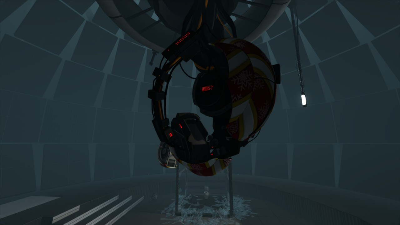 Christmas Gift Wrapping Paper GLaDOS Mod for Portal 2 | P2 Mods