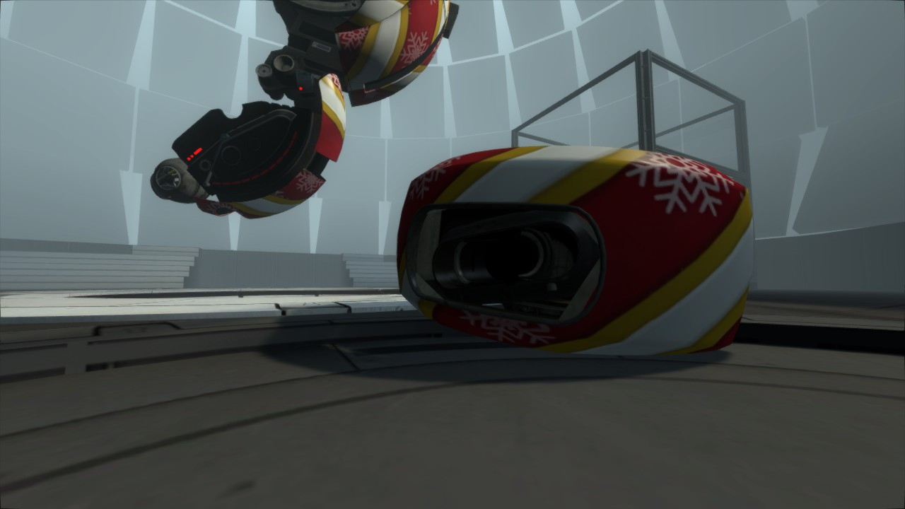 Christmas Gift Wrapping Paper GLaDOS Mod for Portal 2 | P2 Mods