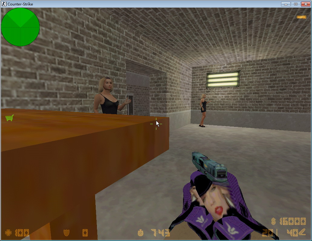 A sexy beauty hostage model Mod for Counter-Strike 1.6 | CS1.6 Mods