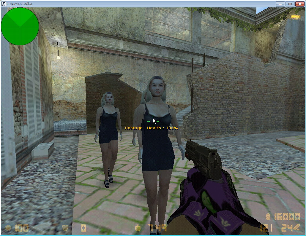 A sexy beauty hostage model Mod for Counter-Strike 1.6 | CS1.6 Mods