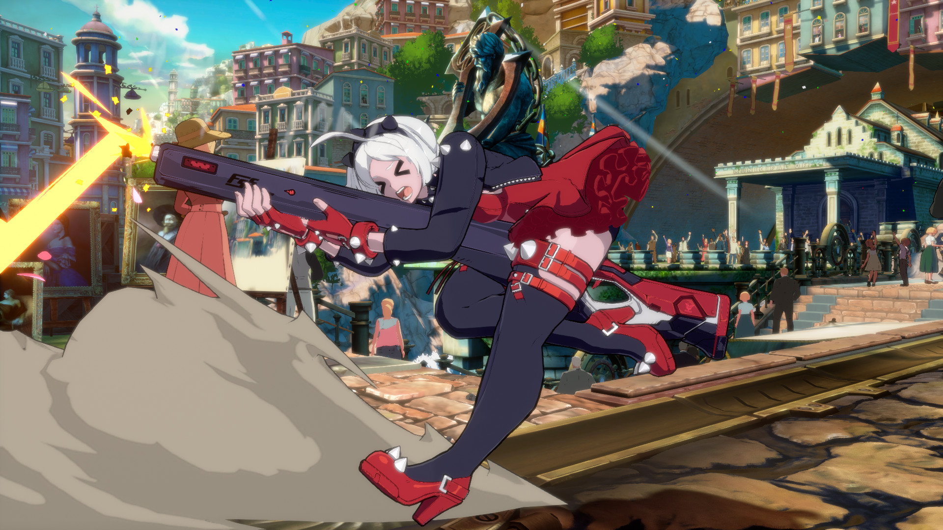 Elphelt as Modeus from Helltaker! Mod for GUILTY GEAR -STRIVE- | GGST Mods