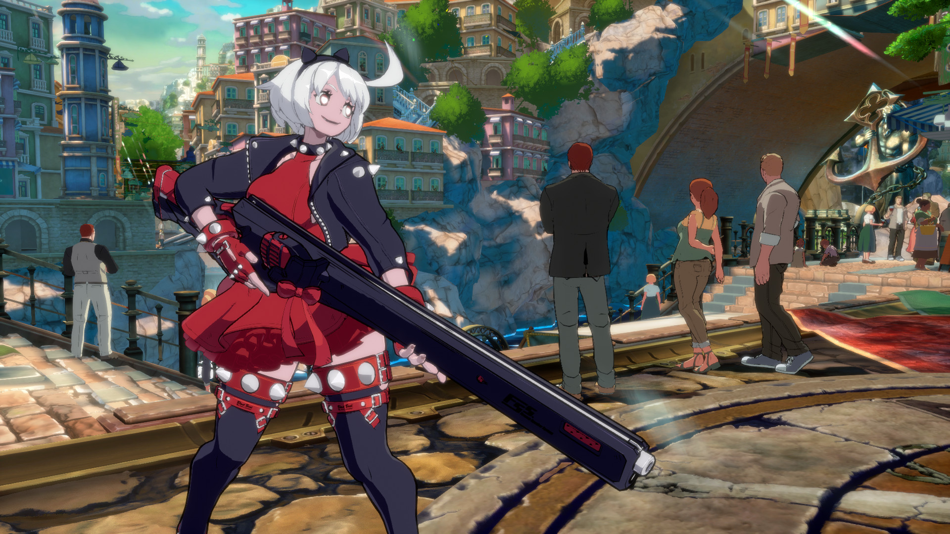 Elphelt as Modeus from Helltaker! Mod for GUILTY GEAR -STRIVE- | GGST Mods