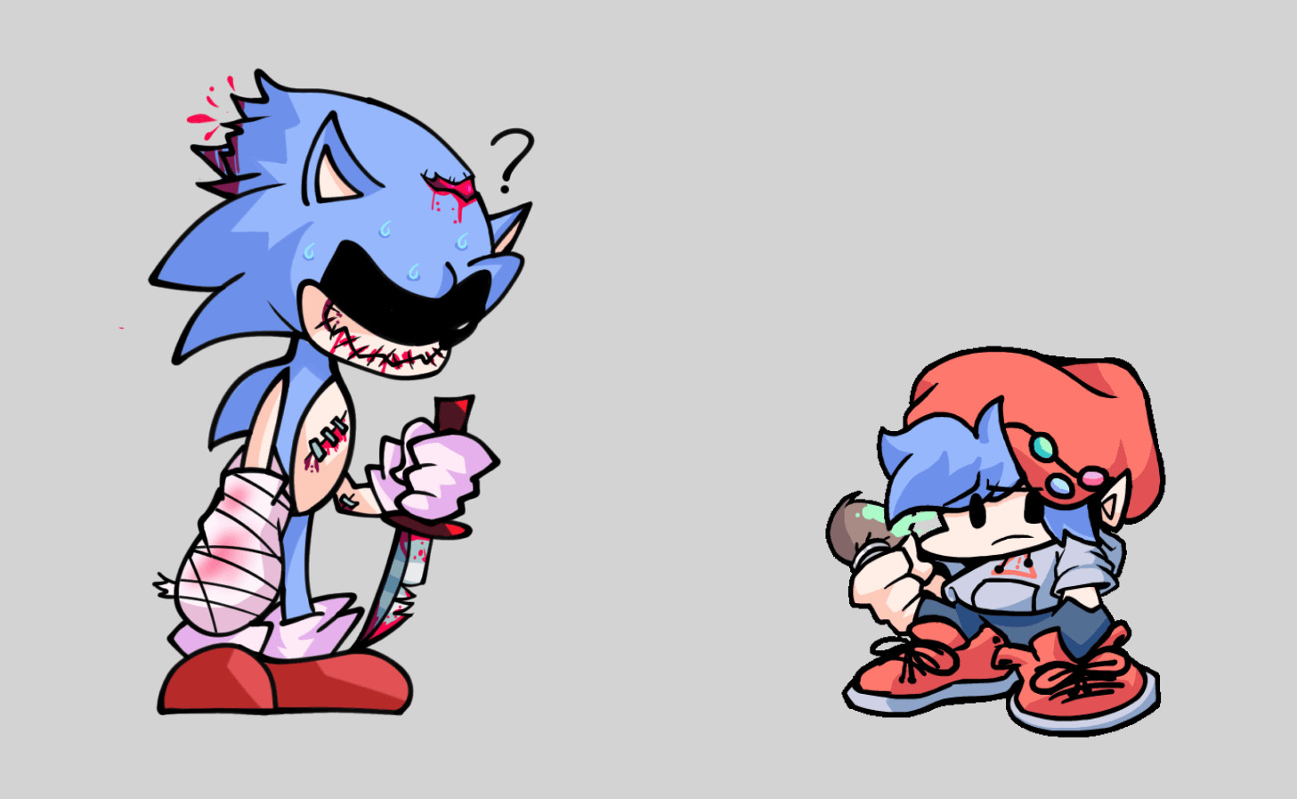 FNF Soft VS. Sonic.EXE - Sega Genesis Mod for Friday Night Funkin ...