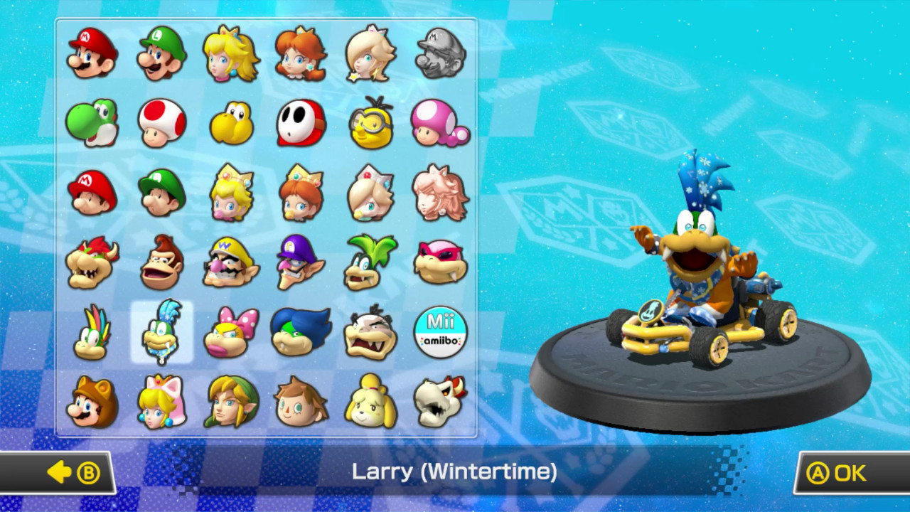 Larry (Wintertime) from MKT Mod for Mario Kart 8 | MK8 Mods