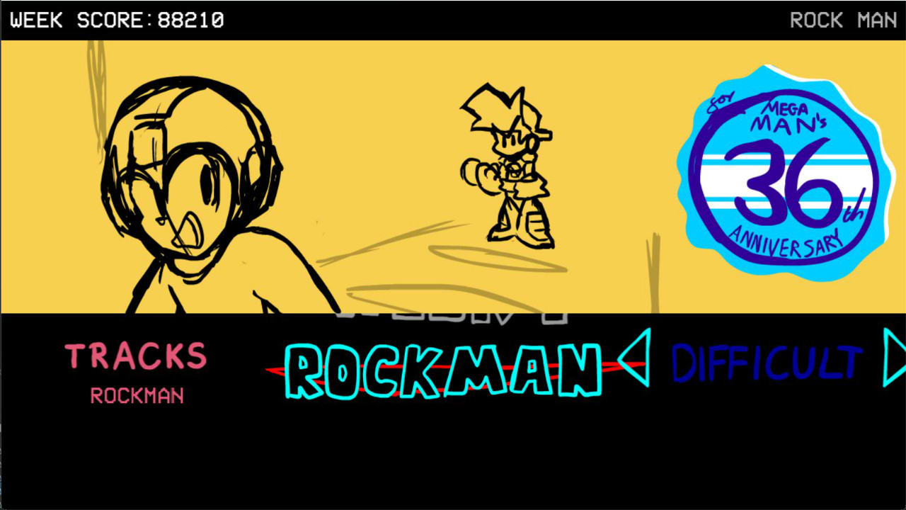 Rock Man Rockin' Mod for Friday Night Funkin' | FNF Mods