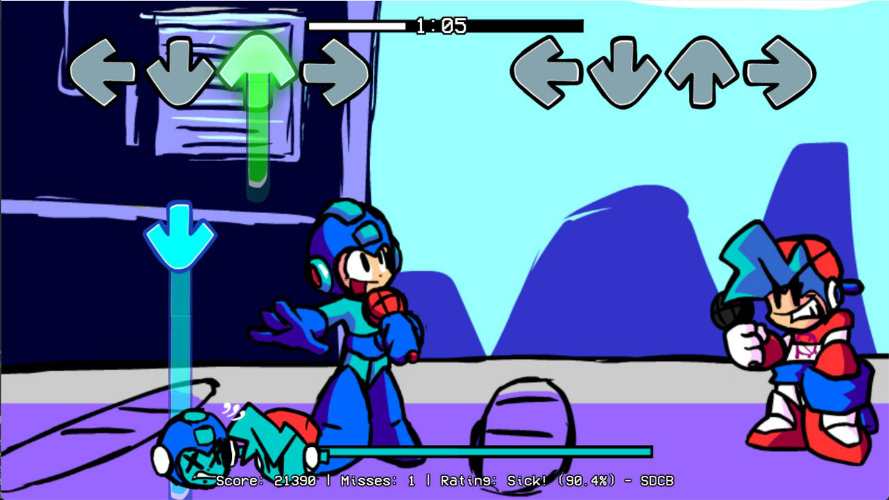 Rock Man Rockin' Mod for Friday Night Funkin' | FNF Mods