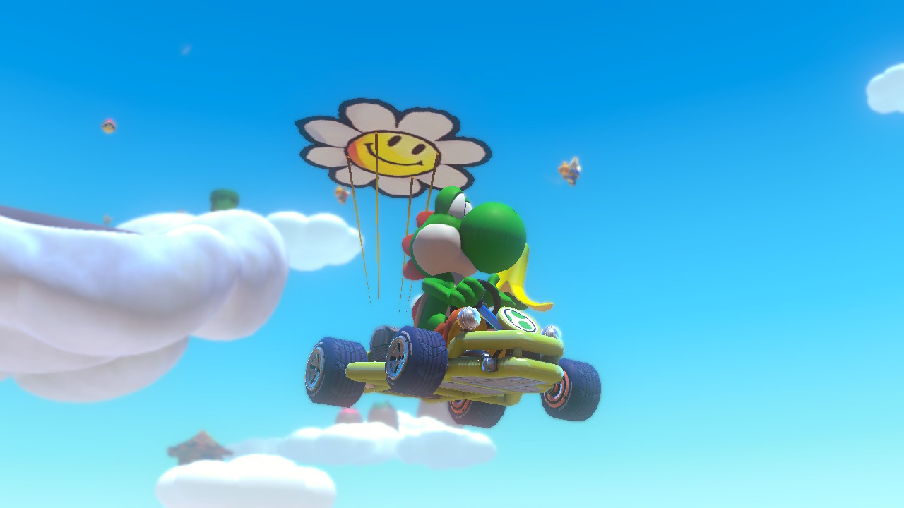 Smiley Flower Glider (With Texture Animation) Mod for Mario Kart 8 ...