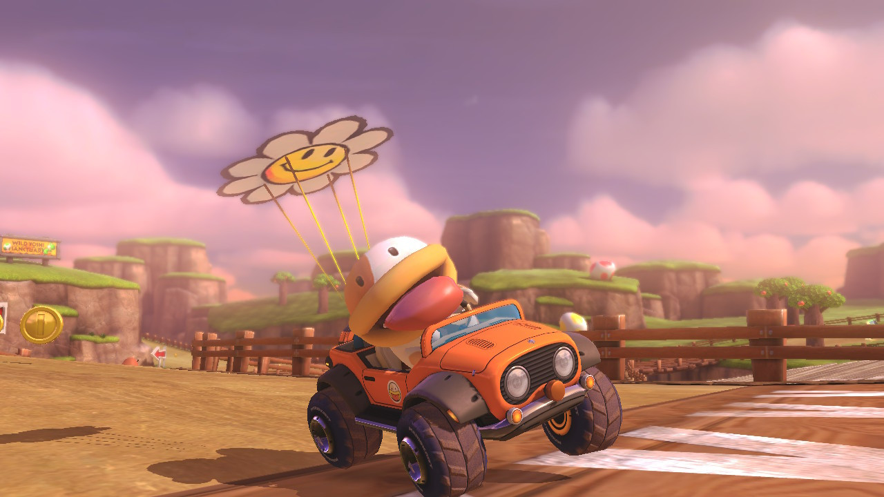 Smiley Flower Glider (With Texture Animation) Mod for Mario Kart 8 ...
