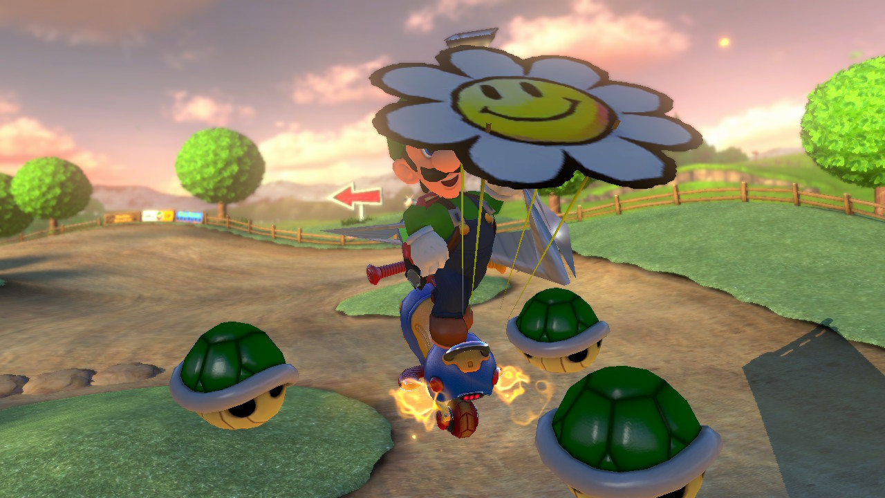 Smiley Flower Glider (With Texture Animation) Mod for Mario Kart 8 ...