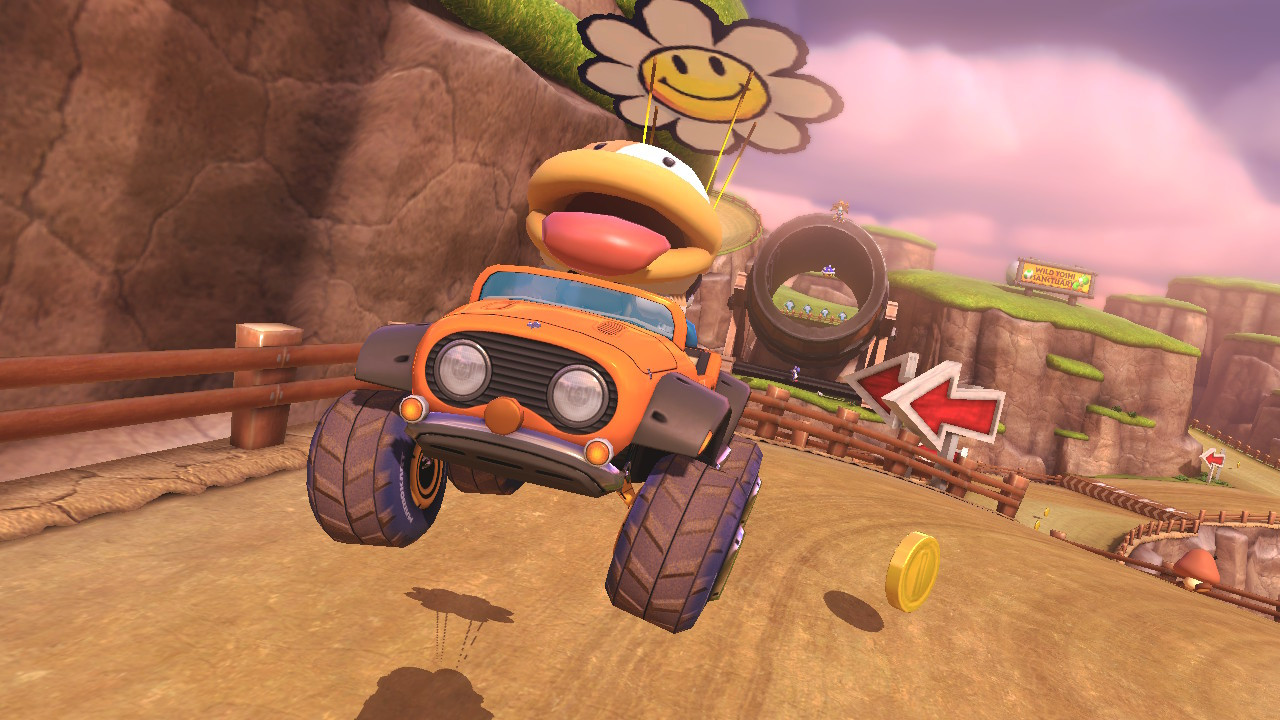 Smiley Flower Glider (With Texture Animation) Mod for Mario Kart 8 ...
