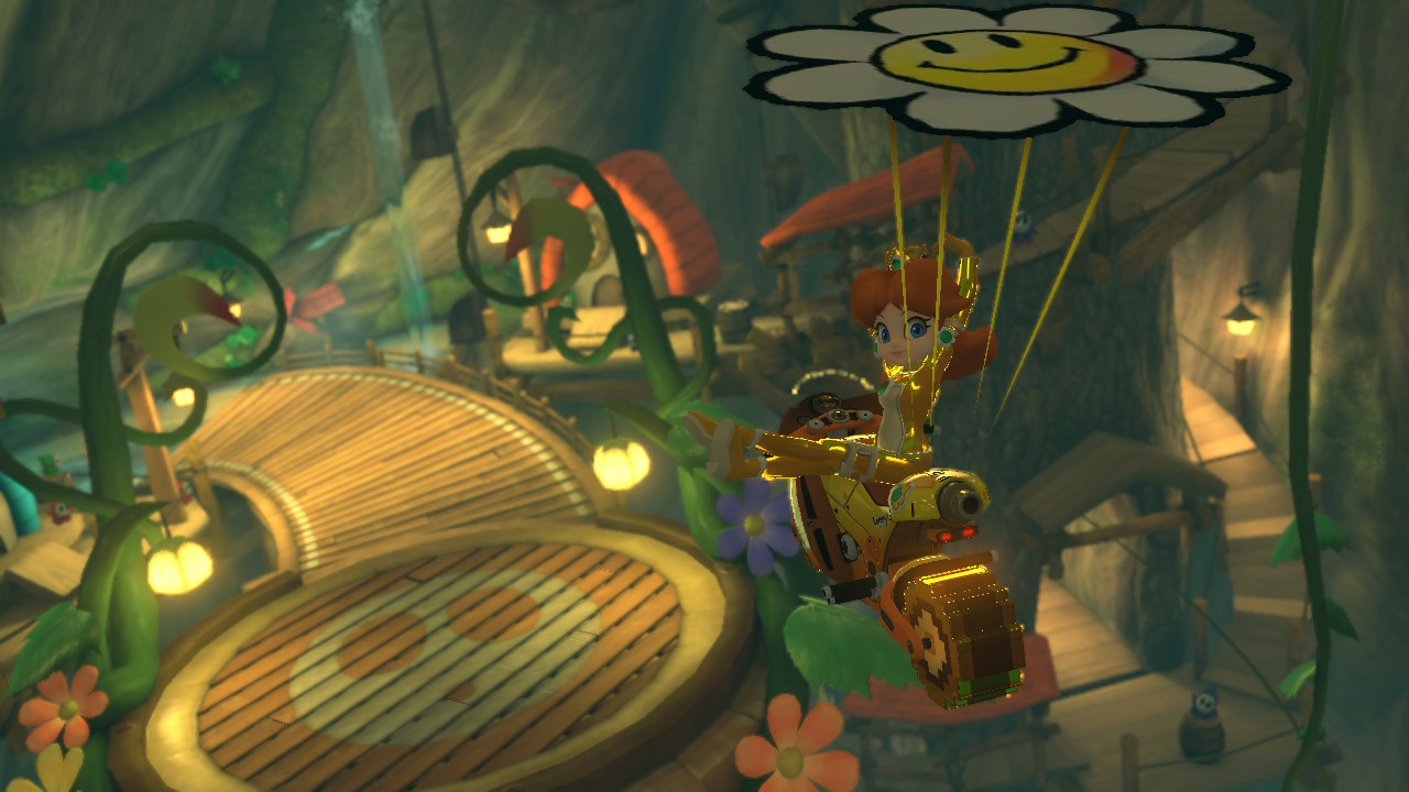 Smiley Flower Glider (With Texture Animation) Mod for Mario Kart 8 ...