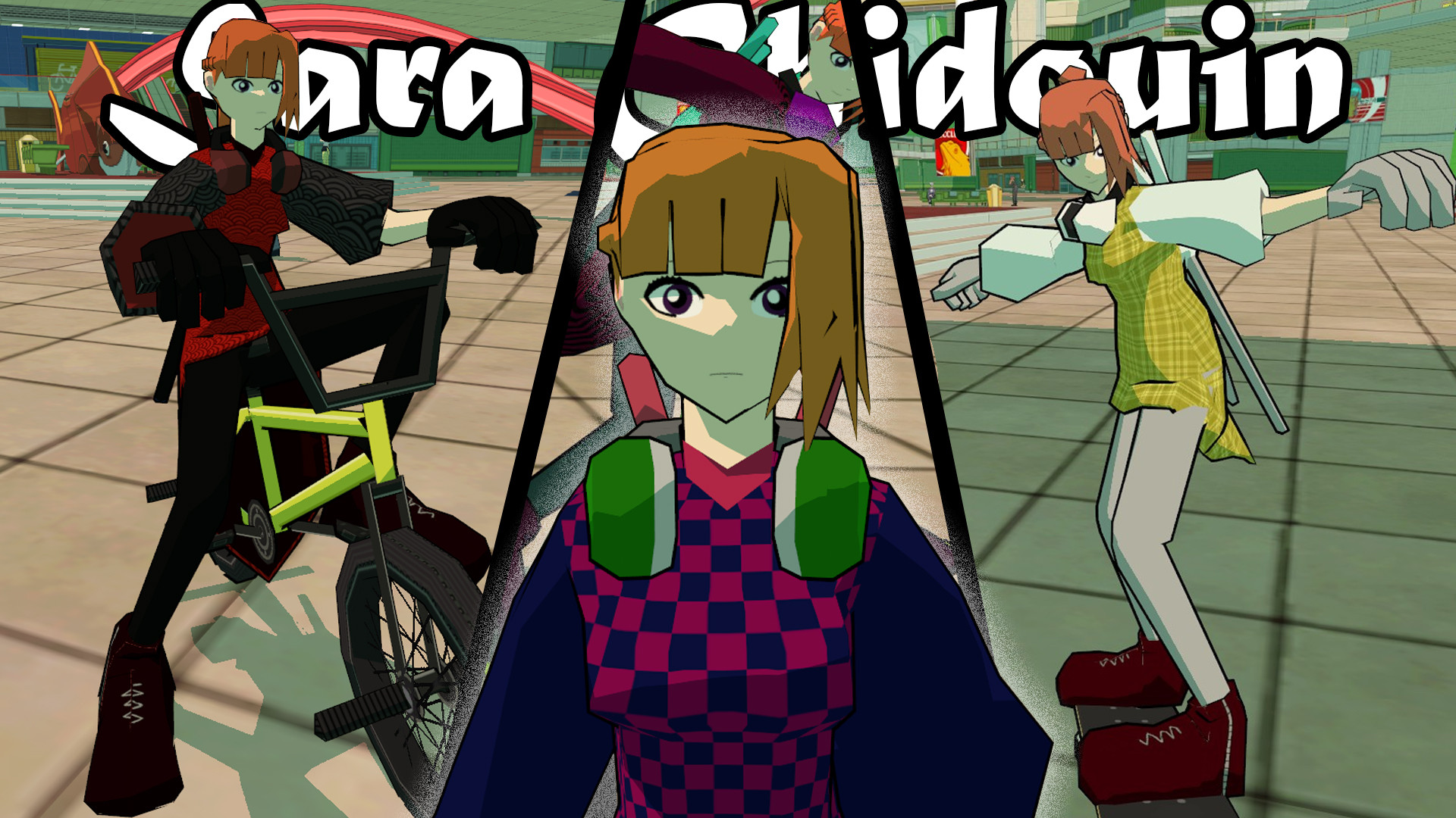 Sara Chidouin (YTTD) Mod for Bomb Rush Cyberfunk | BRC Mods