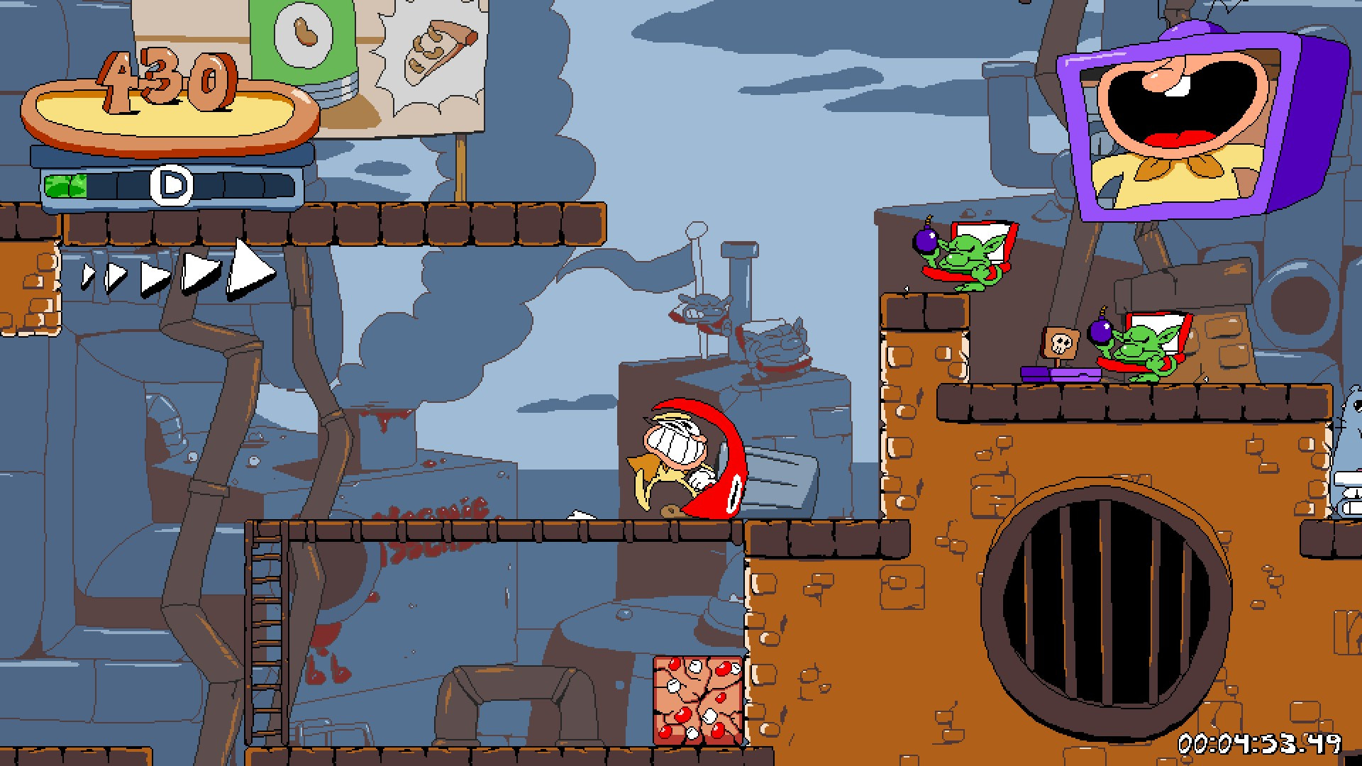 Filled in sprites for The Noise! Mod for Pizza Tower | PT Mods