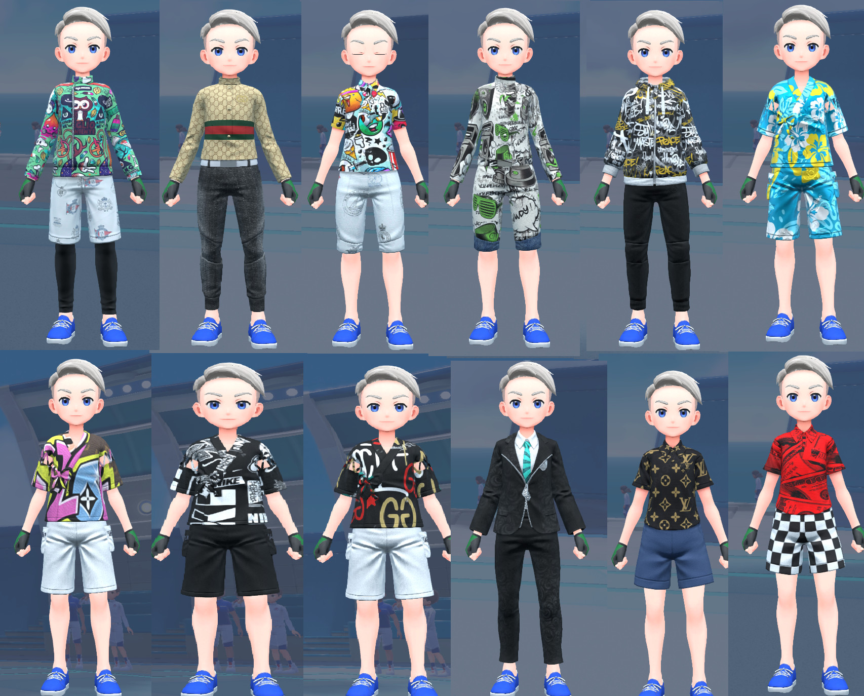 CLOTHES MEGAPACK BY GUSTABR Mod for Pokemon Scarlet & Violet | PKMN SV Mods
