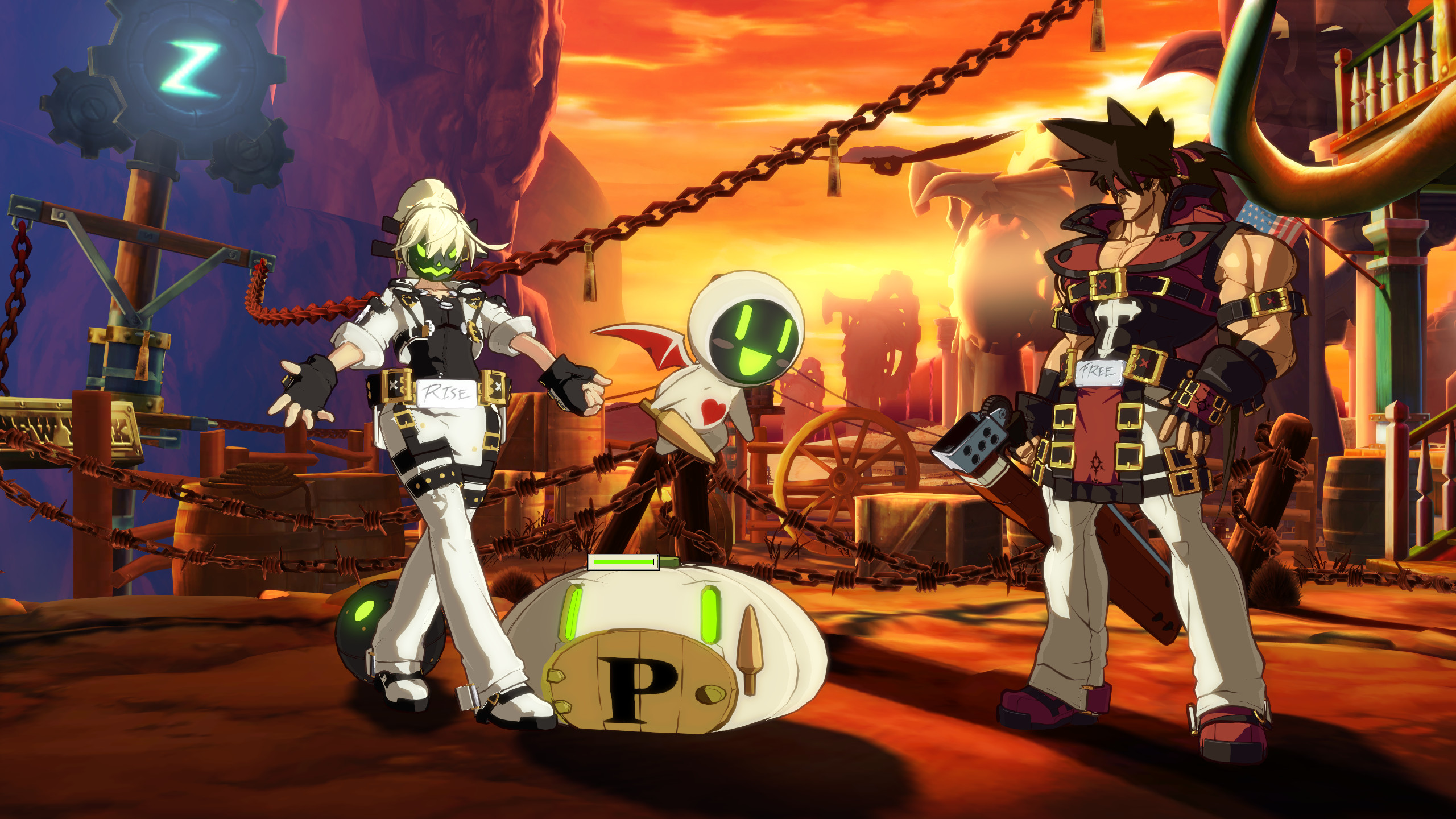 Jack-O' in Sol's Costume Mod for Guilty Gear Xrd Rev 2 | GGXrd Mods