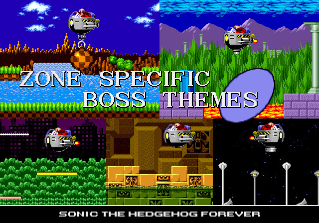 Zone Specific Boss Themes Mod for Sonic the Hedgehog Forever | S1F Mods