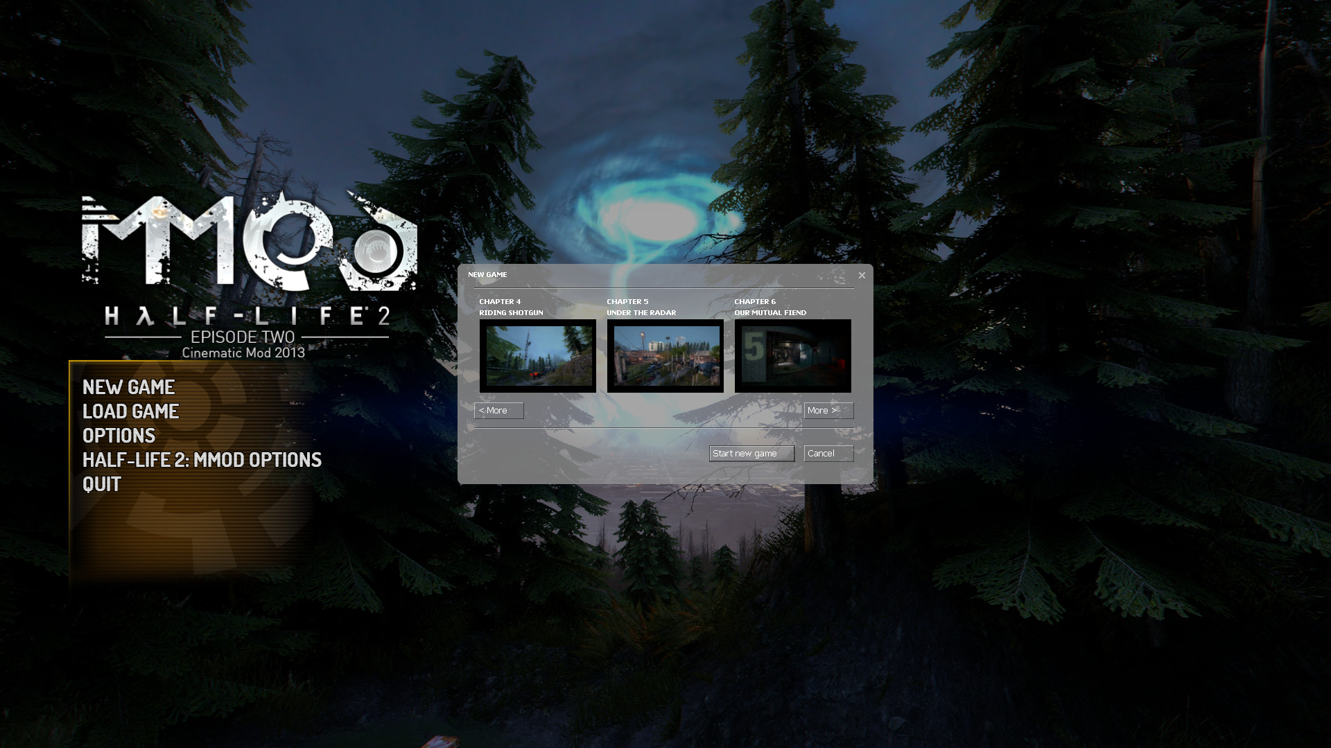 Cinematic Mod: Reworked Chapter Icons and Menus Mod for Half-Life 2 ...