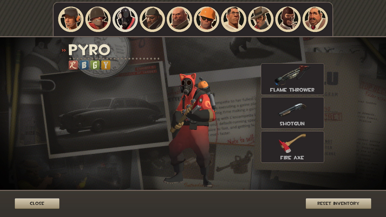 Class Portraits on Loadout Screen Mod for Team Fortress 2 Classified ...
